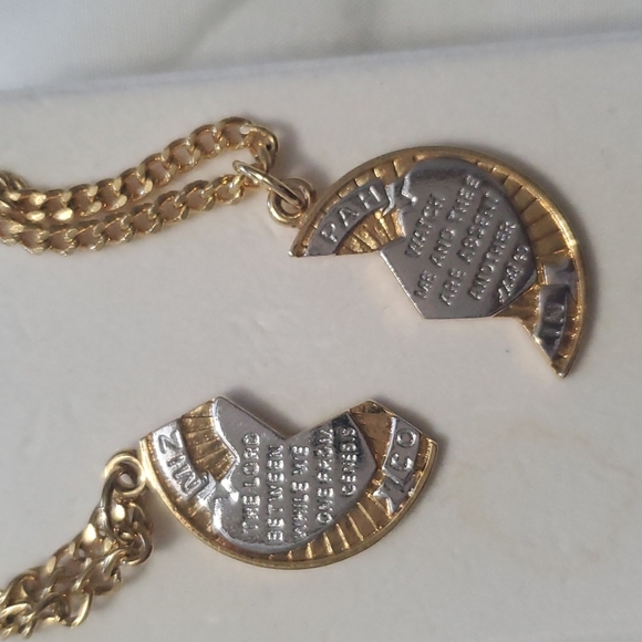 bob siemon designs | Jewelry | Twotoned Necklace Set With Bible Verse ...